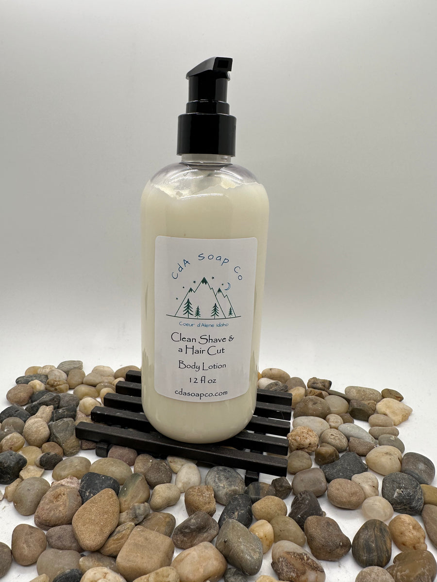 Clean Shave and a Hair Cut body lotion – Cdasoapco